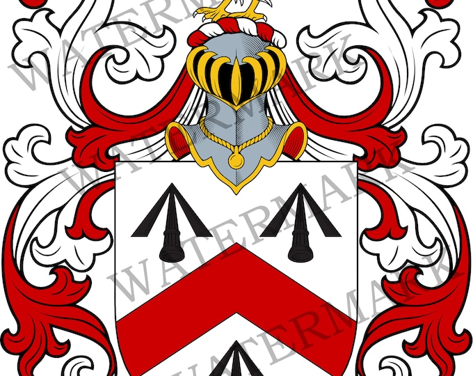 Ferguson Family Crest - Digital Download - Ferguson Coat of Arms JPG ...
