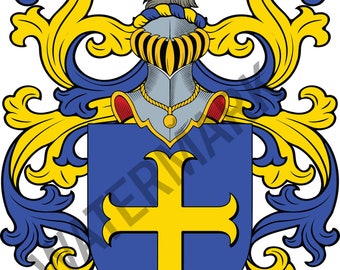 Perry Family Crest Digital Download Perry Coat of Arms JPG File ...