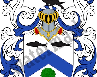 Riley Family Crest - Digital Download - Riley Coat of Arms JPG File ...