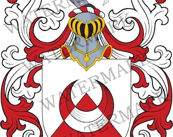 Fowler Family Crest Digital Download Fowler Coat of Arms JPG File ...