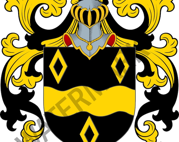 Ferguson Family Crest Digital Download Ferguson Coat of Arms JPG File ...