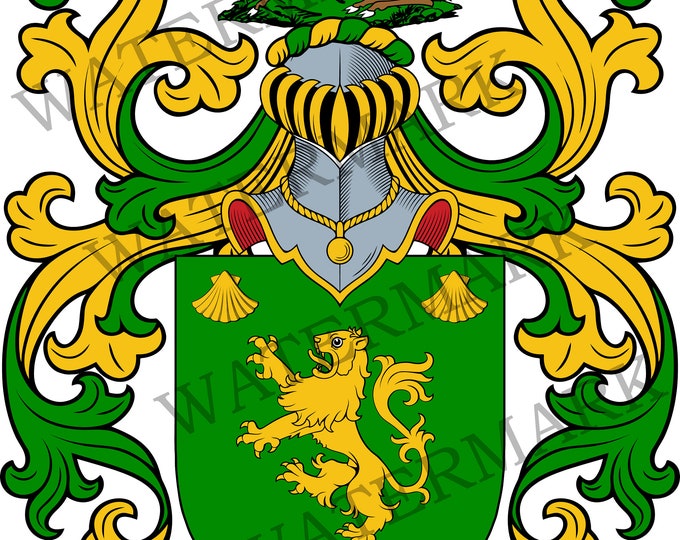 Ferguson Family Crest Digital Download Ferguson Coat of Arms JPG File ...
