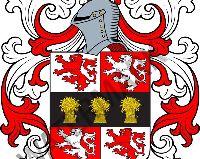 Ferguson Family Crest - Digital Download - Ferguson Coat of Arms JPG ...