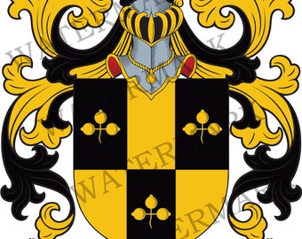 Vargas Family Crest Digital Download Vargas Coat of Arms JPG File ...