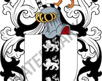 Taylor Family Crest Flag - Etsy