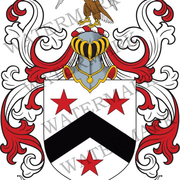 Family Crest Embroidery Design - Etsy