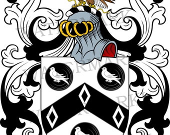 Pratt Coat of Arms - Etsy