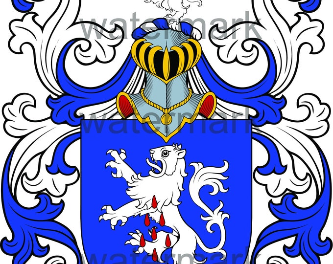 Ferguson Family Crest - Digital Download - Ferguson Coat of Arms JPG ...