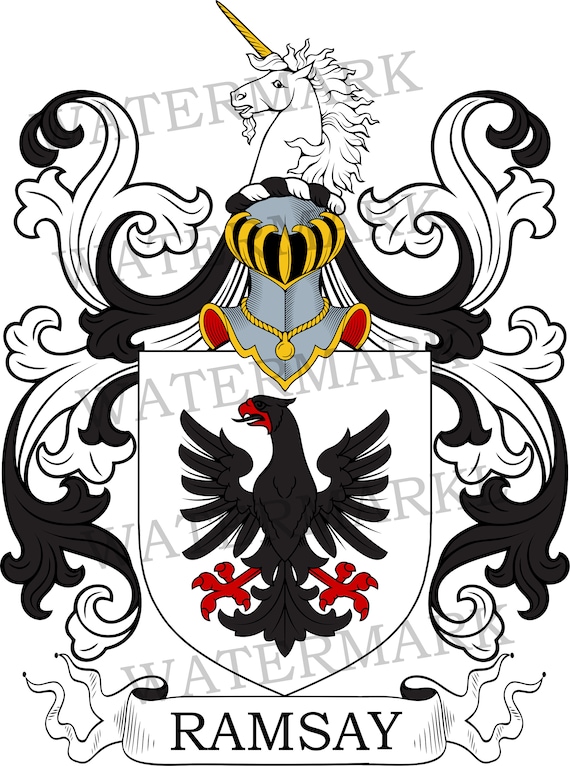 Ramsay Family Crest Digital Download Ramsay Coat of Arms - Etsy UK