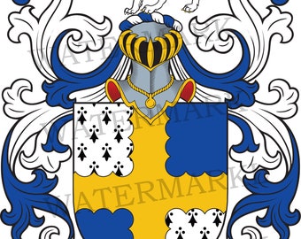 Rogers Family Crest Digital Download Rogers Coat of Arms JPG File ...