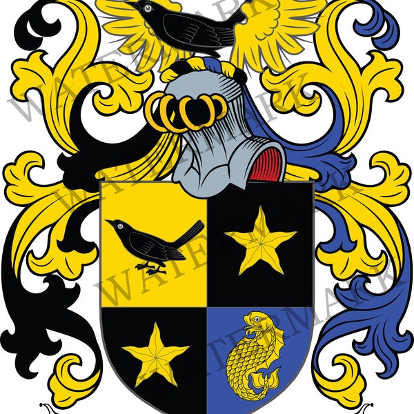 Beck Family Crest - Etsy