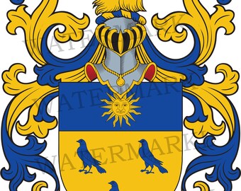 Marsh Family Crest Digital Download Marsh Coat of Arms JPG - Etsy