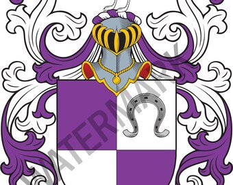 Goodwin Family Crest Digital Download Goodwin Coat of Arms JPG File ...