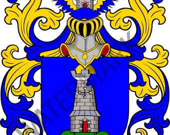 Ellis Family Crest Digital Download Ellis Coat of Arms JPG File ...