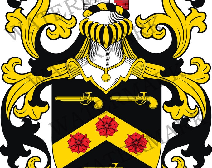 Ferguson Family Crest Digital Download Ferguson Coat of Arms JPG File ...