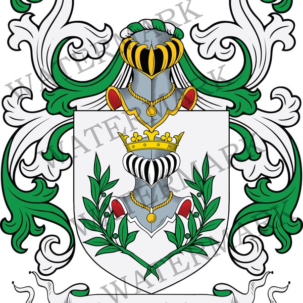 Carlson Family Crest - Etsy