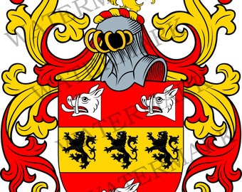 Bowman Family Crest Digital Download Bowman Coat of Arms - Etsy