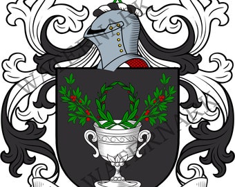 Lowry Family Crest - Etsy