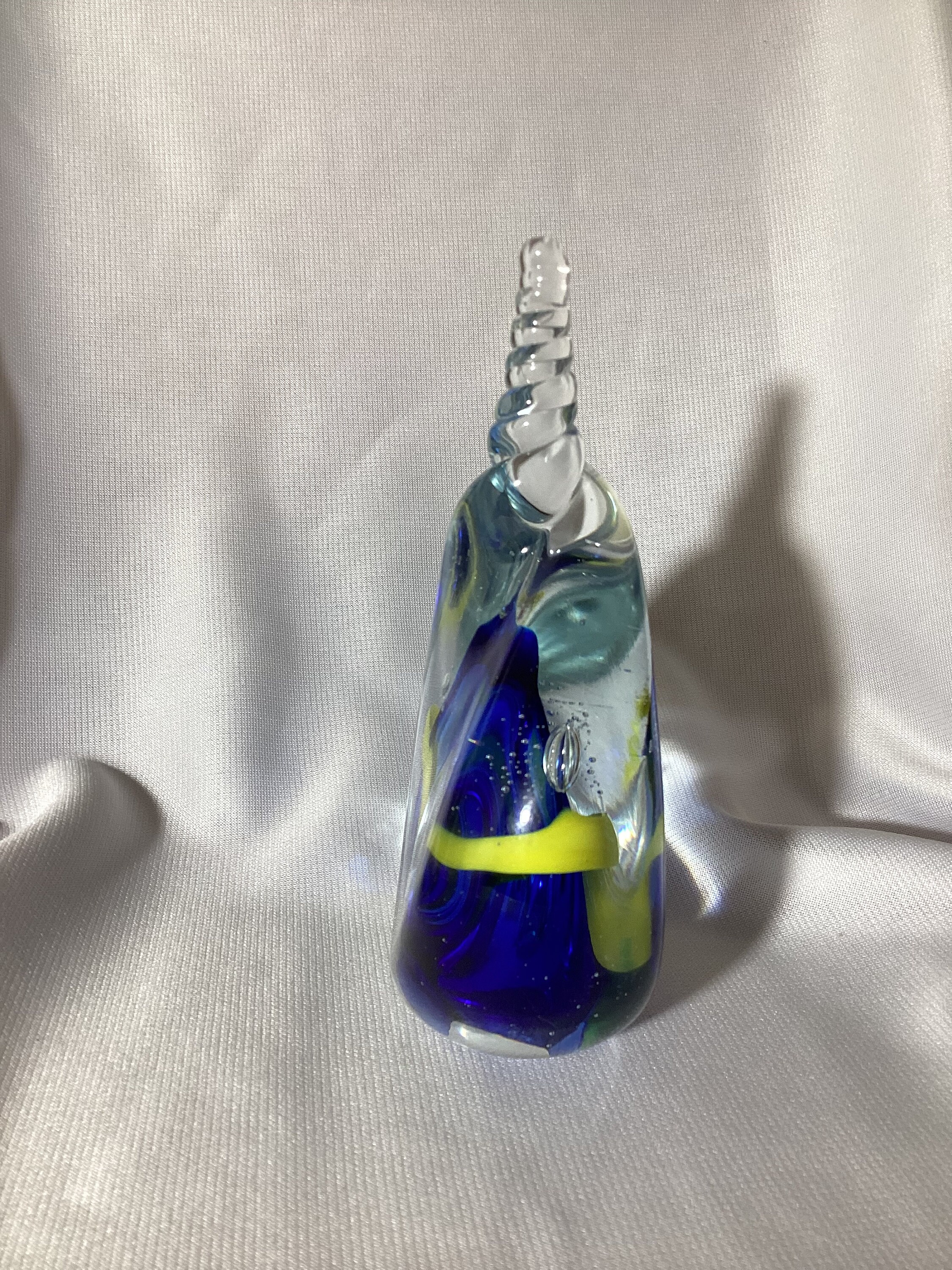 Jablonski Twisted Teardrop Paperweight Jewel - Etsy