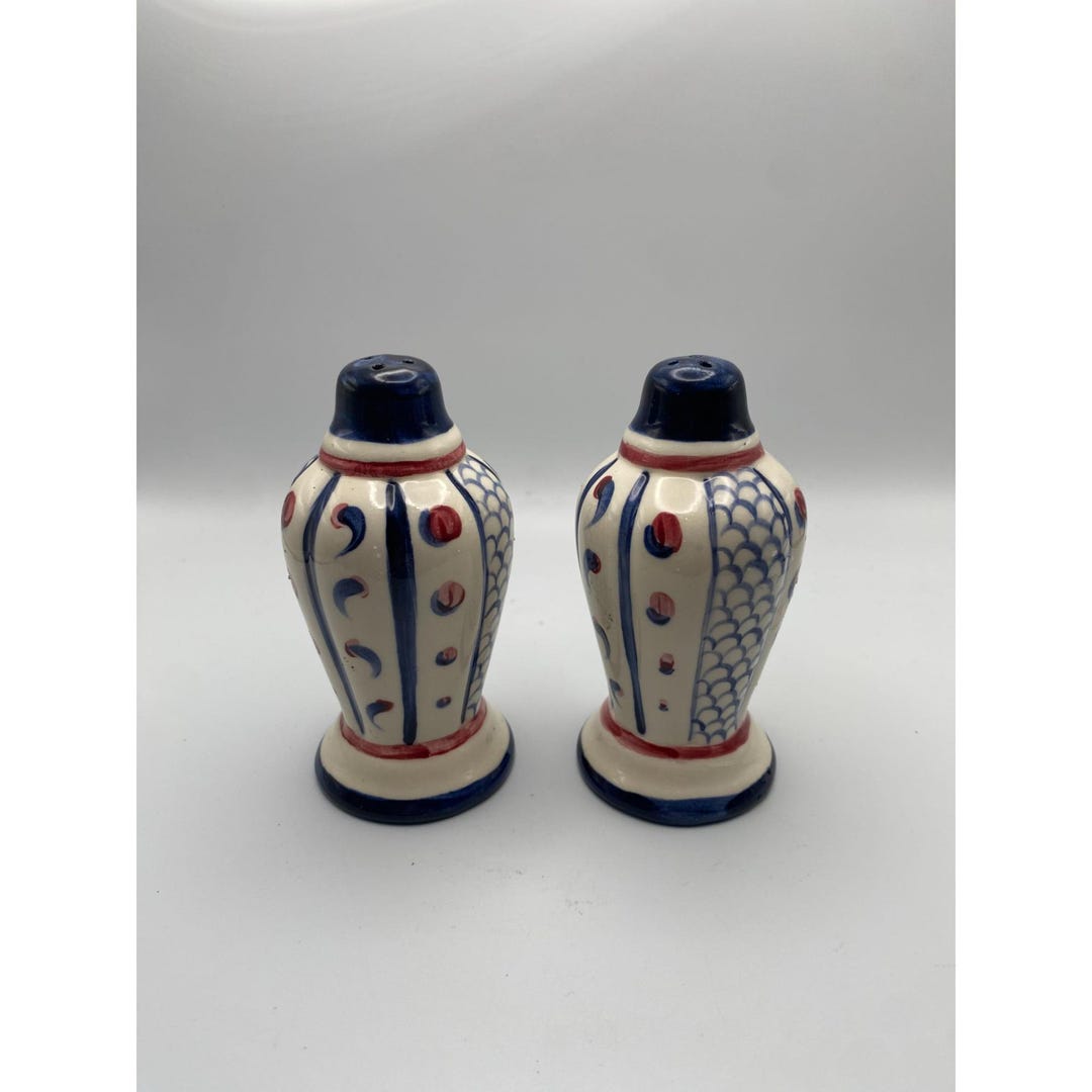 Vintage Original M Kate Salt and Pepper Shakers - Etsy