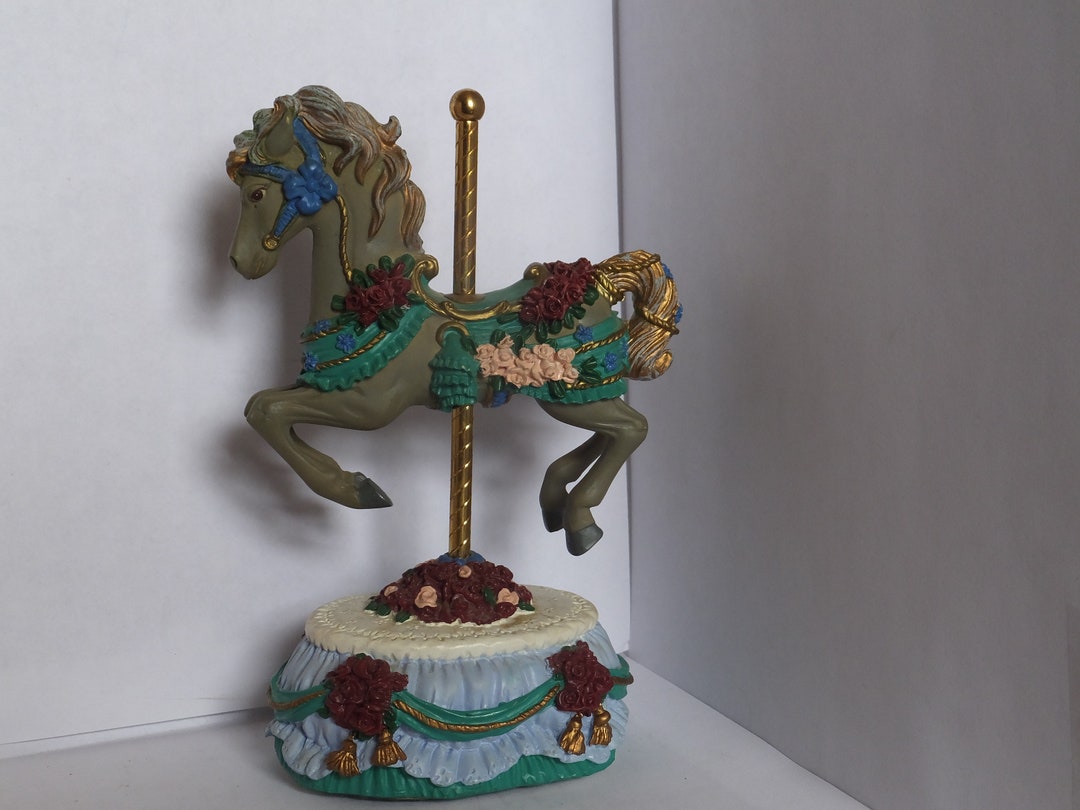 Melodies County Fair Collection Carousel Horse Music Box - Etsy