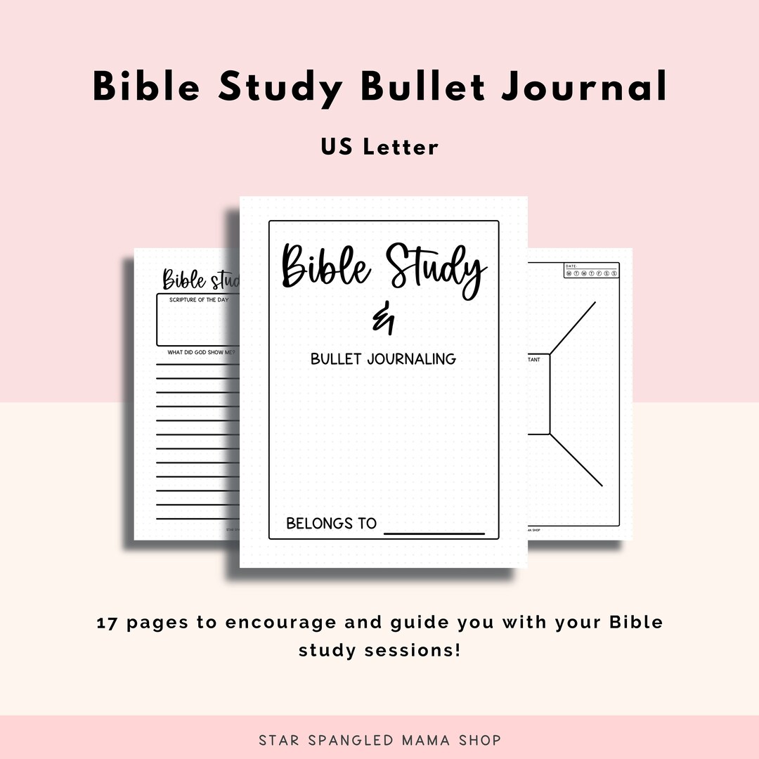 Bible Study Bullet Journal, Bible Study Printable, Prayer List, Brain ...