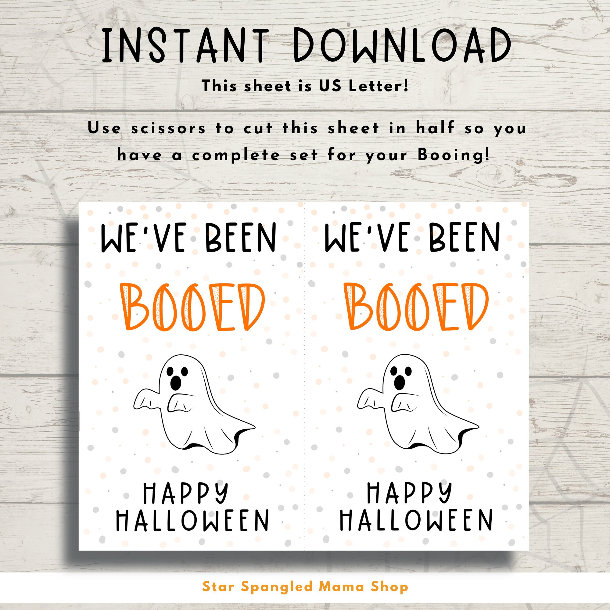 You've Been Booed Printable, We've Been Booed, Halloween Neighborhood ...