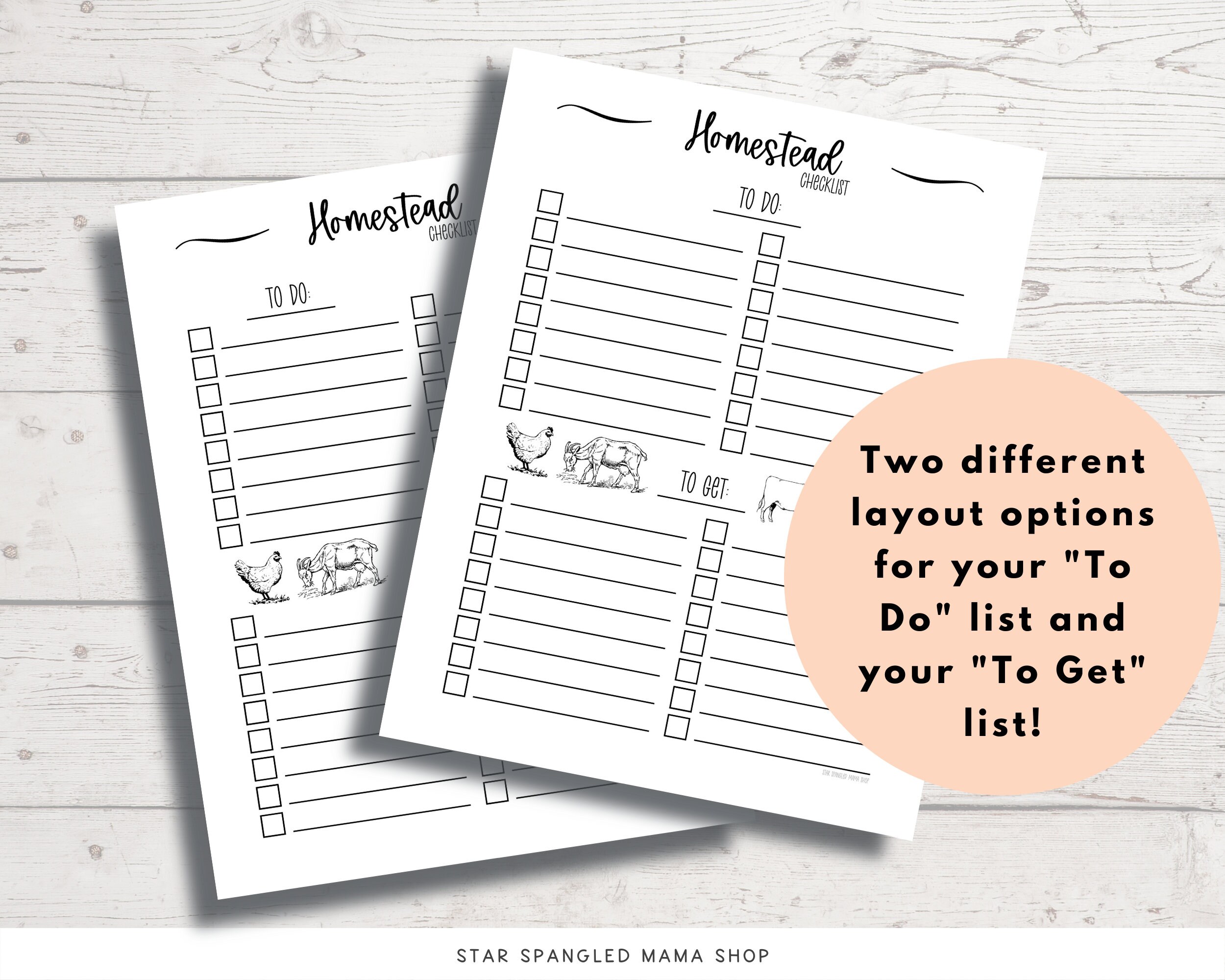 Homestead Checklist, Homestead to Do, Homestead to Get, Homestead Lists ...