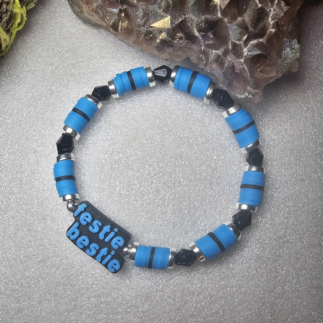 Festie Bestie Kandi Bead Bracelet Gift for Her Stackable Stretch ...