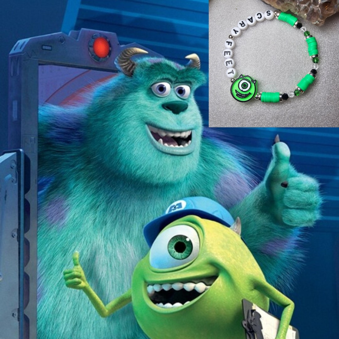 Monsters Inc. Kandi Bead Bracelet Beaded Word Bracelet for Women ...