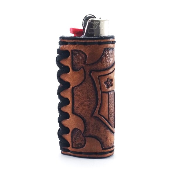 Leather Lighter Case - Etsy