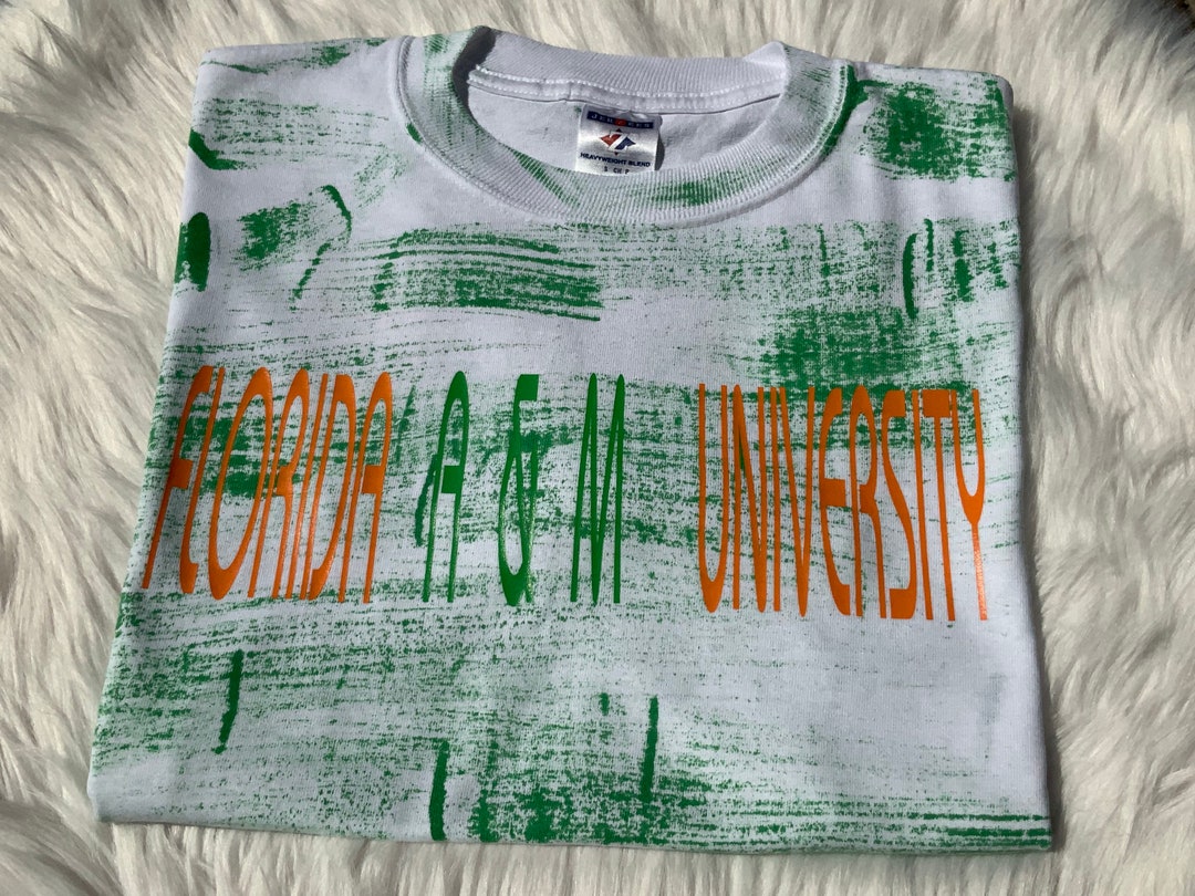 T Shirt, Acrylic Painted T Shirt, FAMU, Florida A & M University, FAMU ...
