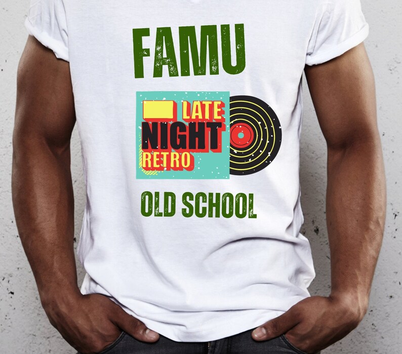 FAMU, Rattler Clothing, FAMU T Shirt, FAMU Old School, Old School ...