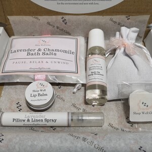 Sleep Well Gift Box /relaxation Pamper Box /wellbeing Letterbox Gift ...
