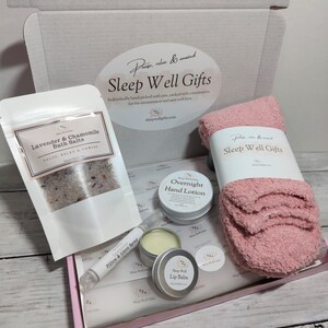 Sleep Well Gift Box/ Sleep Kit/ Letterbox Gift Box/ Lavender Hand Cream ...