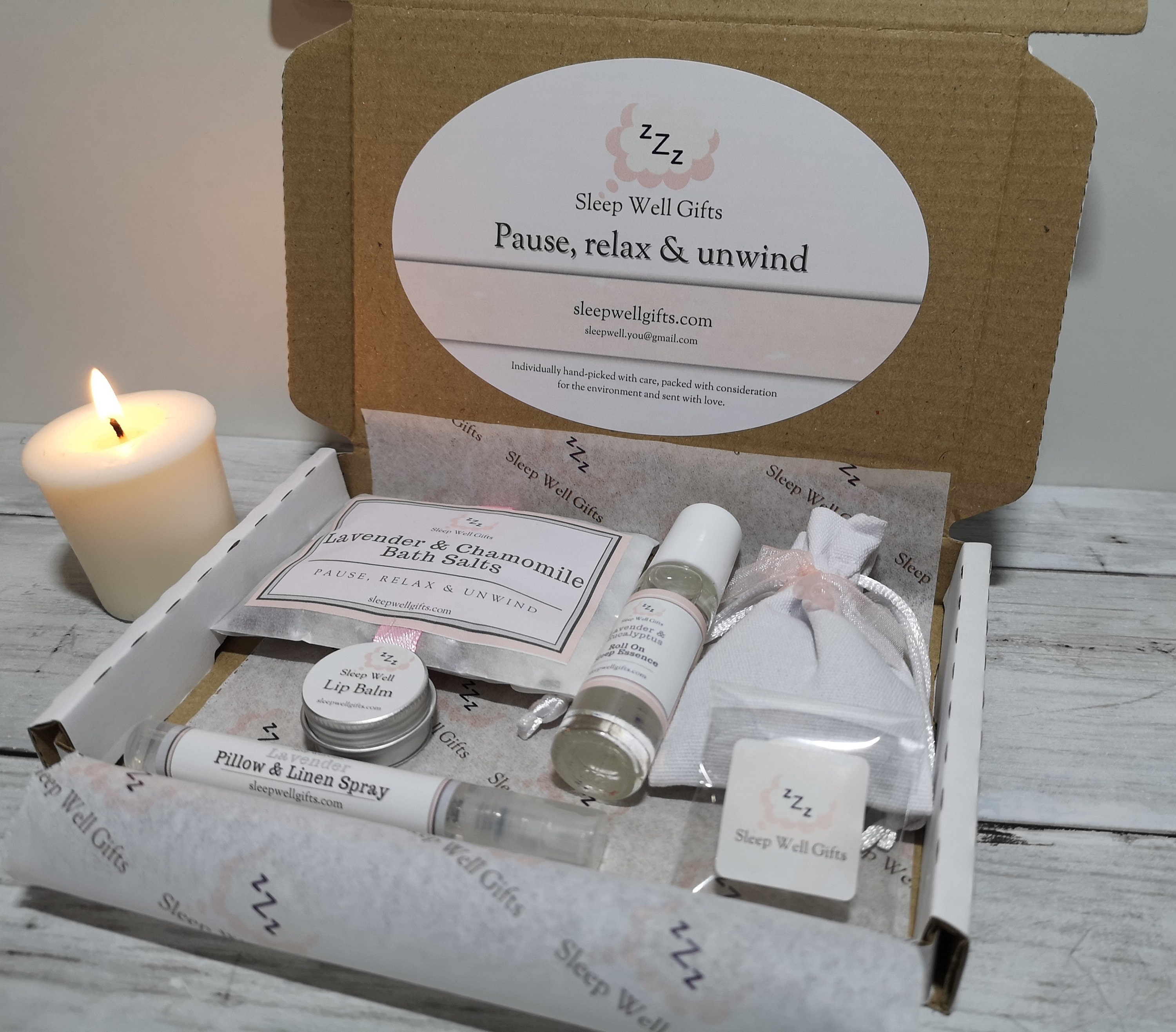 Sleep Well Gift Box /relaxation Pamper Gift /wellbeing - Etsy UK