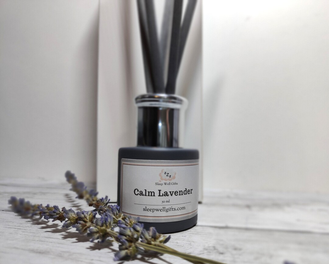 Reed Diffuser Calm Lavender 50ml / Relaxing Room Fragrance / Sleep Well ...