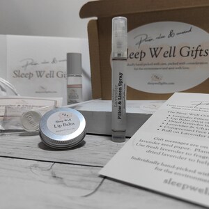 Sleep Well Gift Box /relaxation Pamper Box /wellbeing Letterbox Gift ...