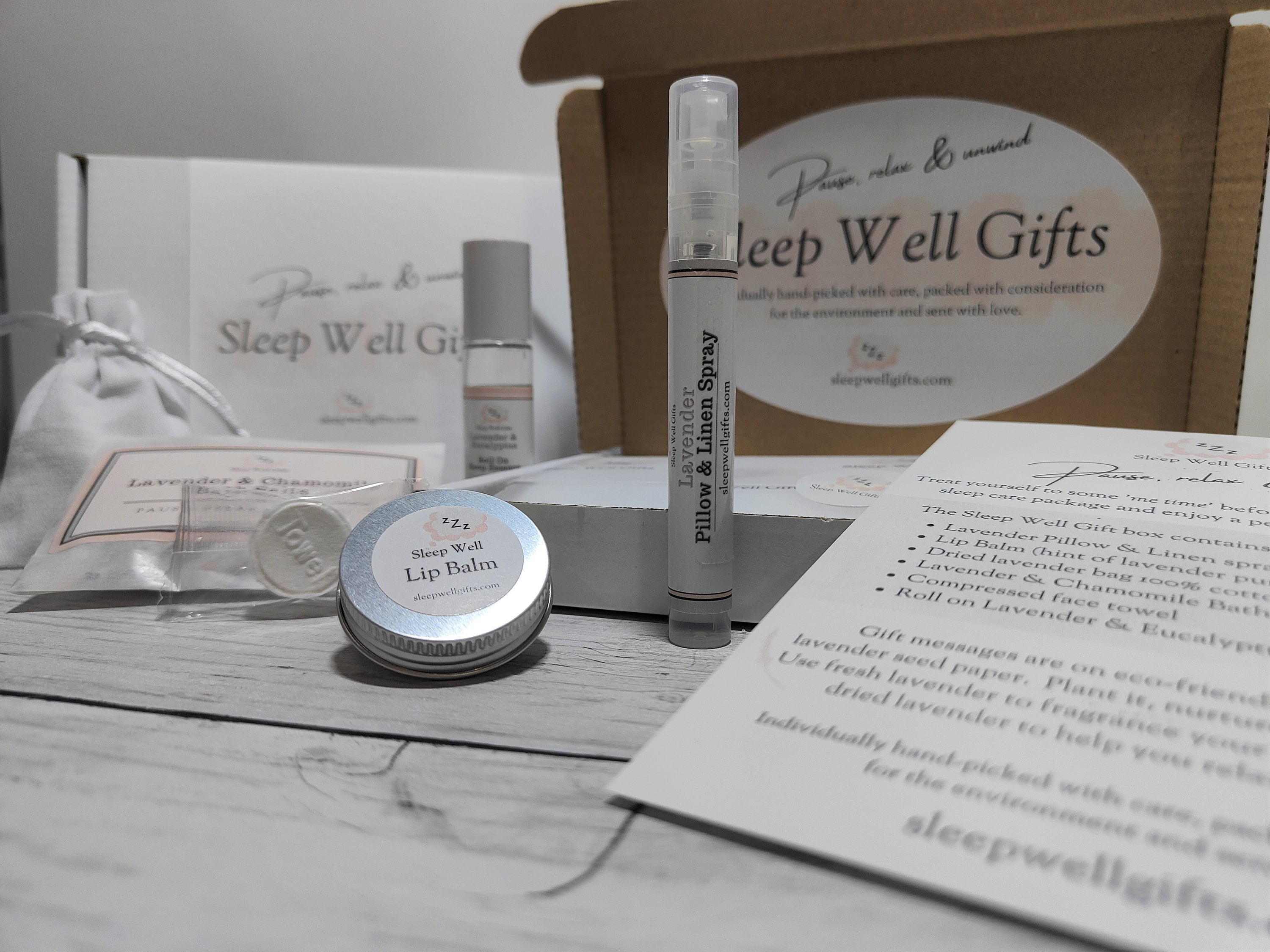 Sleep Well Gift Box /relaxation Pamper Gift /wellbeing - Etsy UK