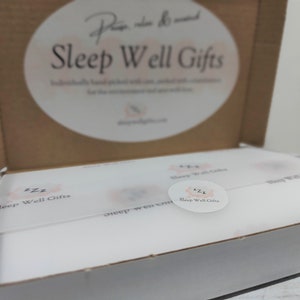 Sleep Well Gift Box /relaxation Pamper Box /wellbeing Letterbox Gift ...