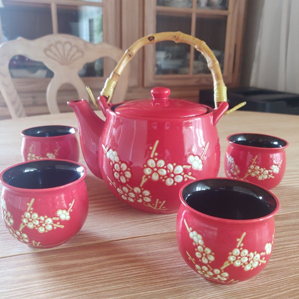 Red Tea Cups - Etsy
