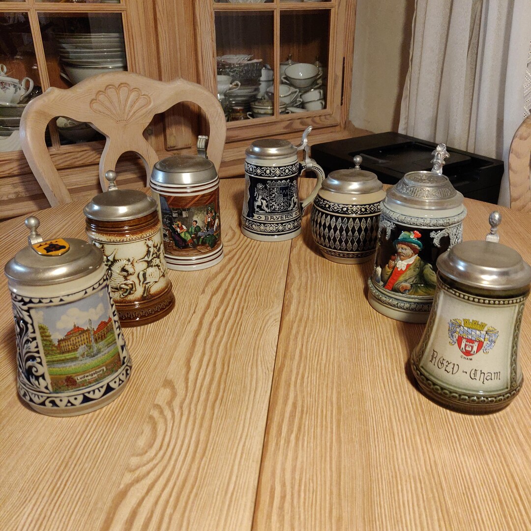 Gerz Vintage Ceramic Beer Stein: Collectible German Stein - Etsy