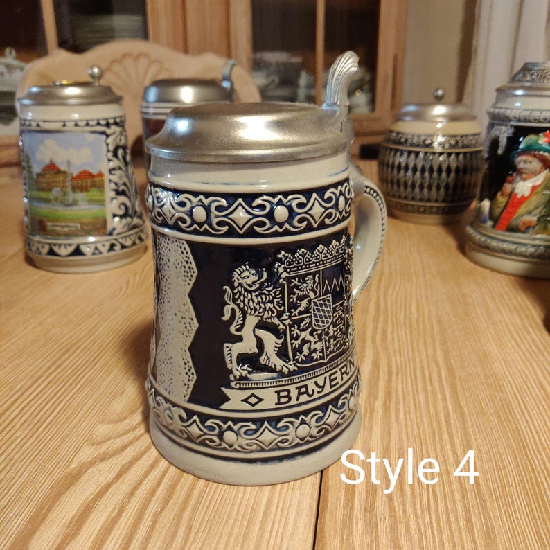 Gerz Vintage Ceramic Beer Stein: Collectible German Stein - Etsy