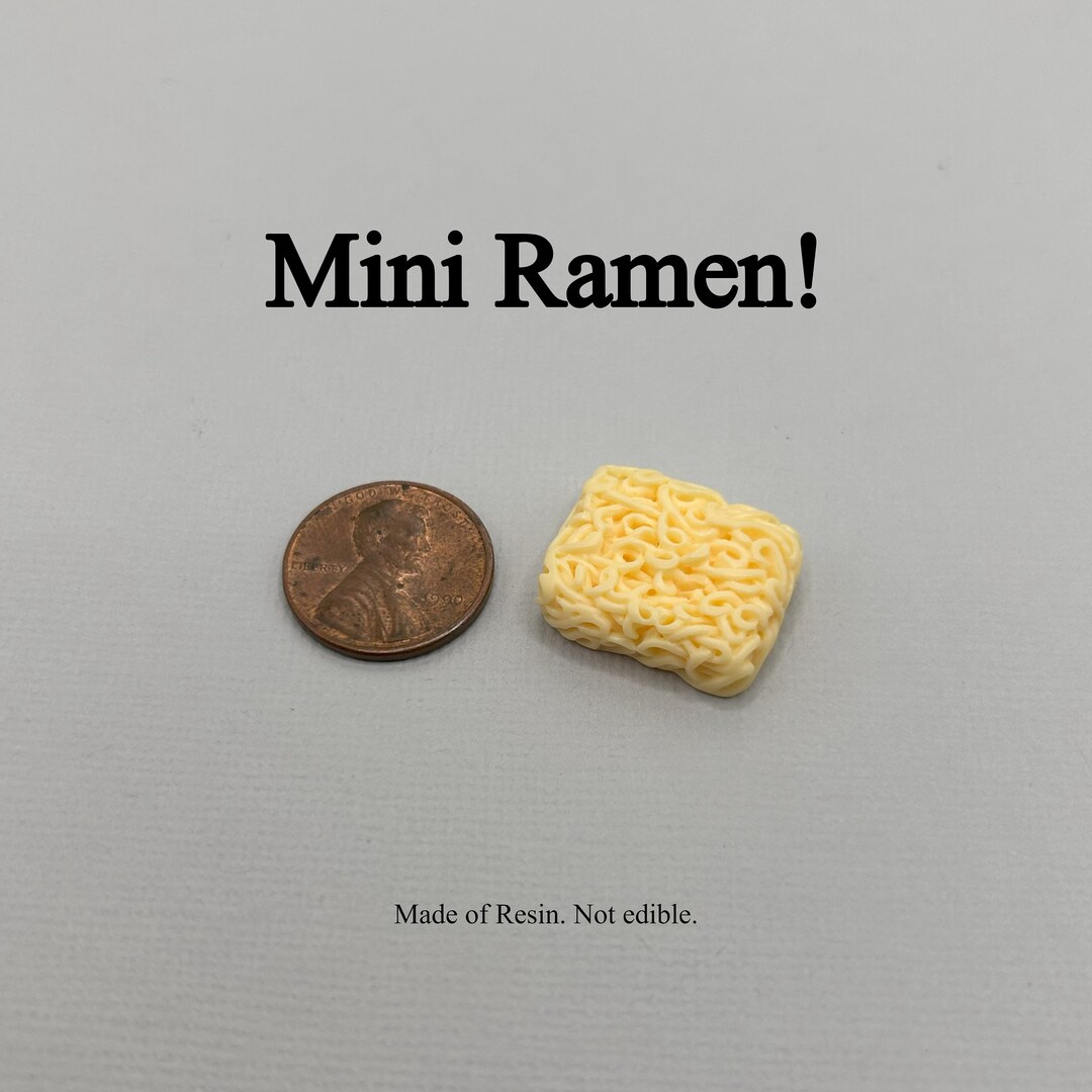 Mini Ramen, Tiny Resin Food | Miniature, Tiny Things | for Miniature ...