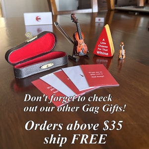 3-pack World’s Smallest Violin, Anonymous Gift, Tiny Violin ...