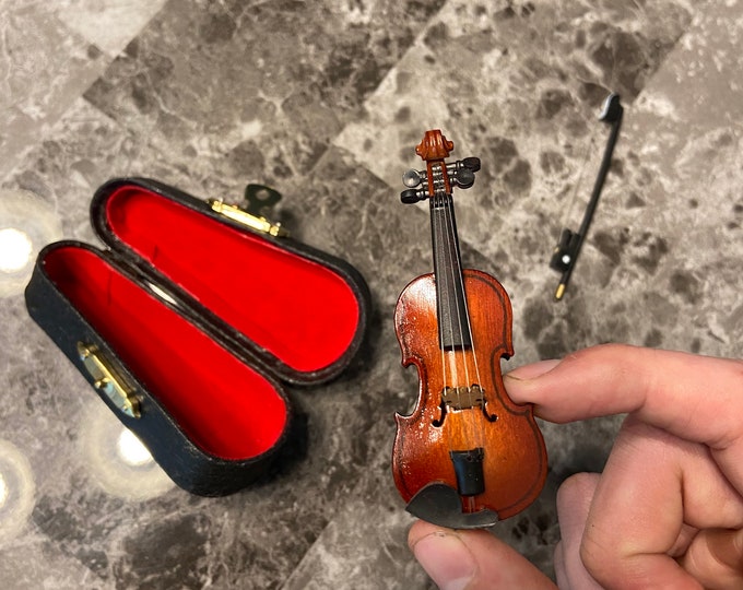 Sad Tiny Violin for People Who Compain Too Much, Small Mini Violin With ...