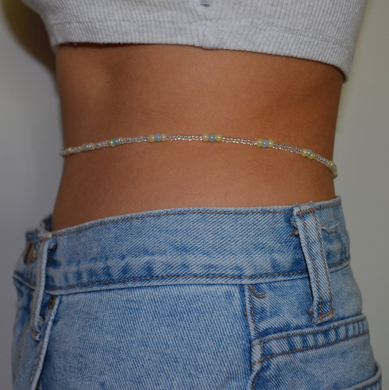 Waist Chain Belly Chain Waist Beads Body Chain Y2k Etsy