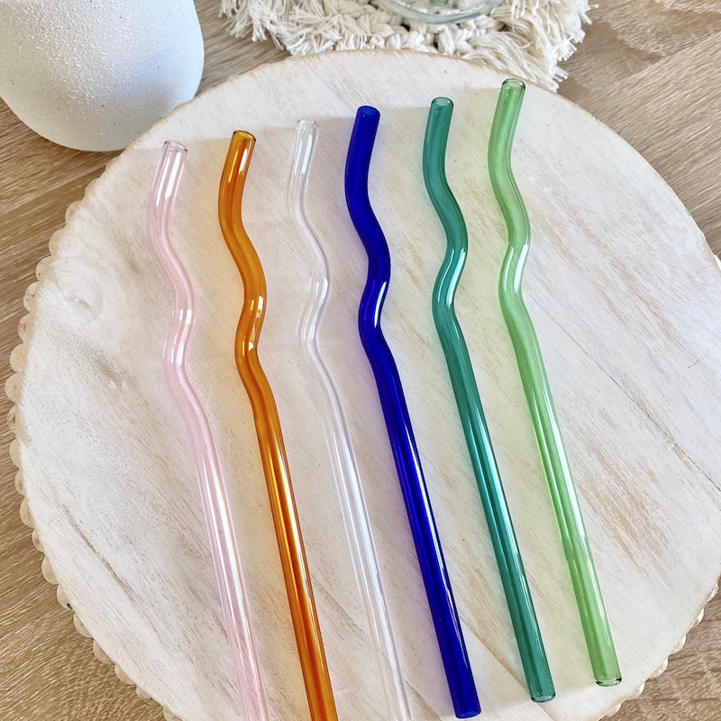 Glass Straws - Etsy