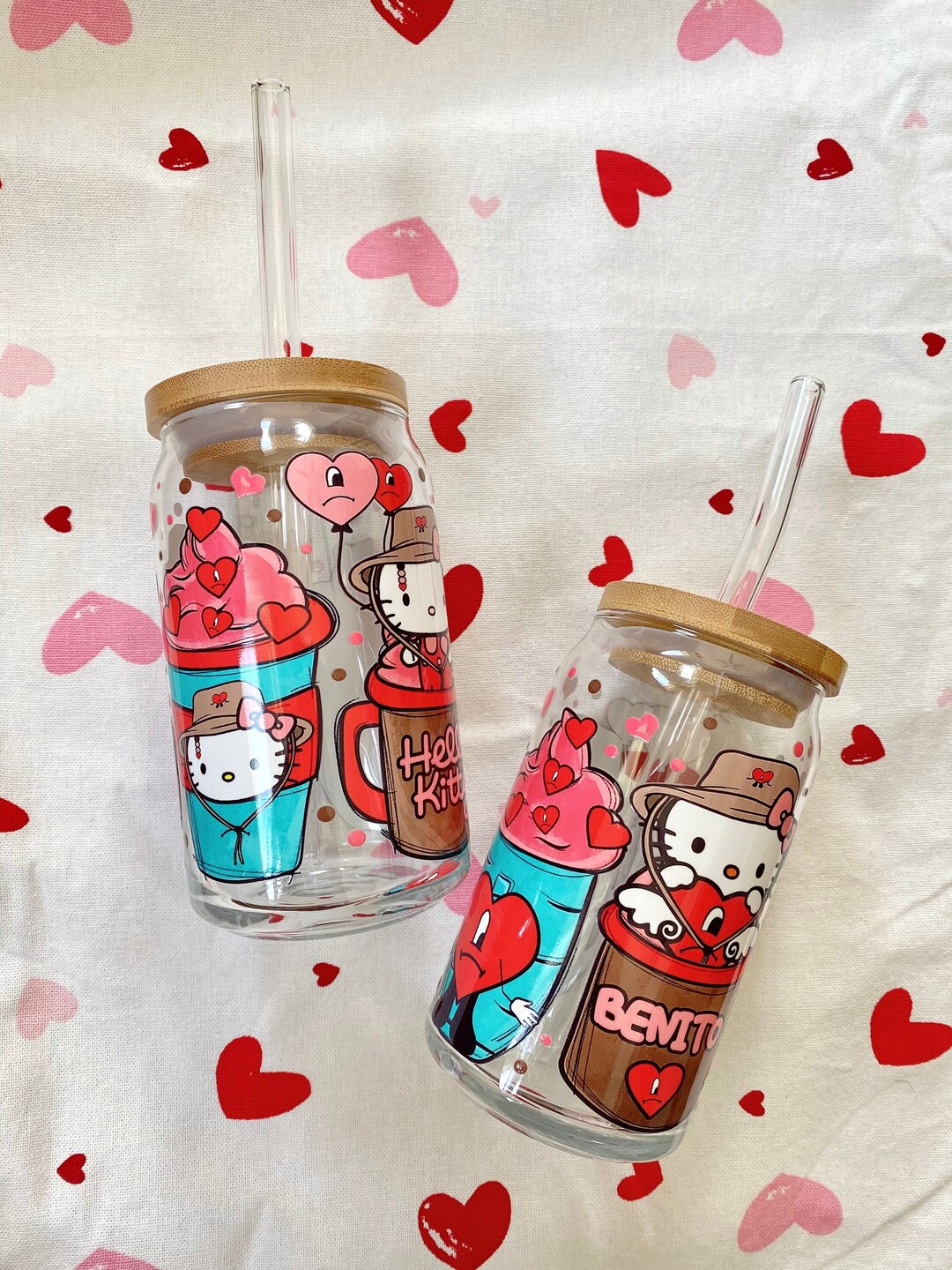 Kitty Cat Beer Can Glass, Bunny Kitty Coffee Glass, Bunny is My ...