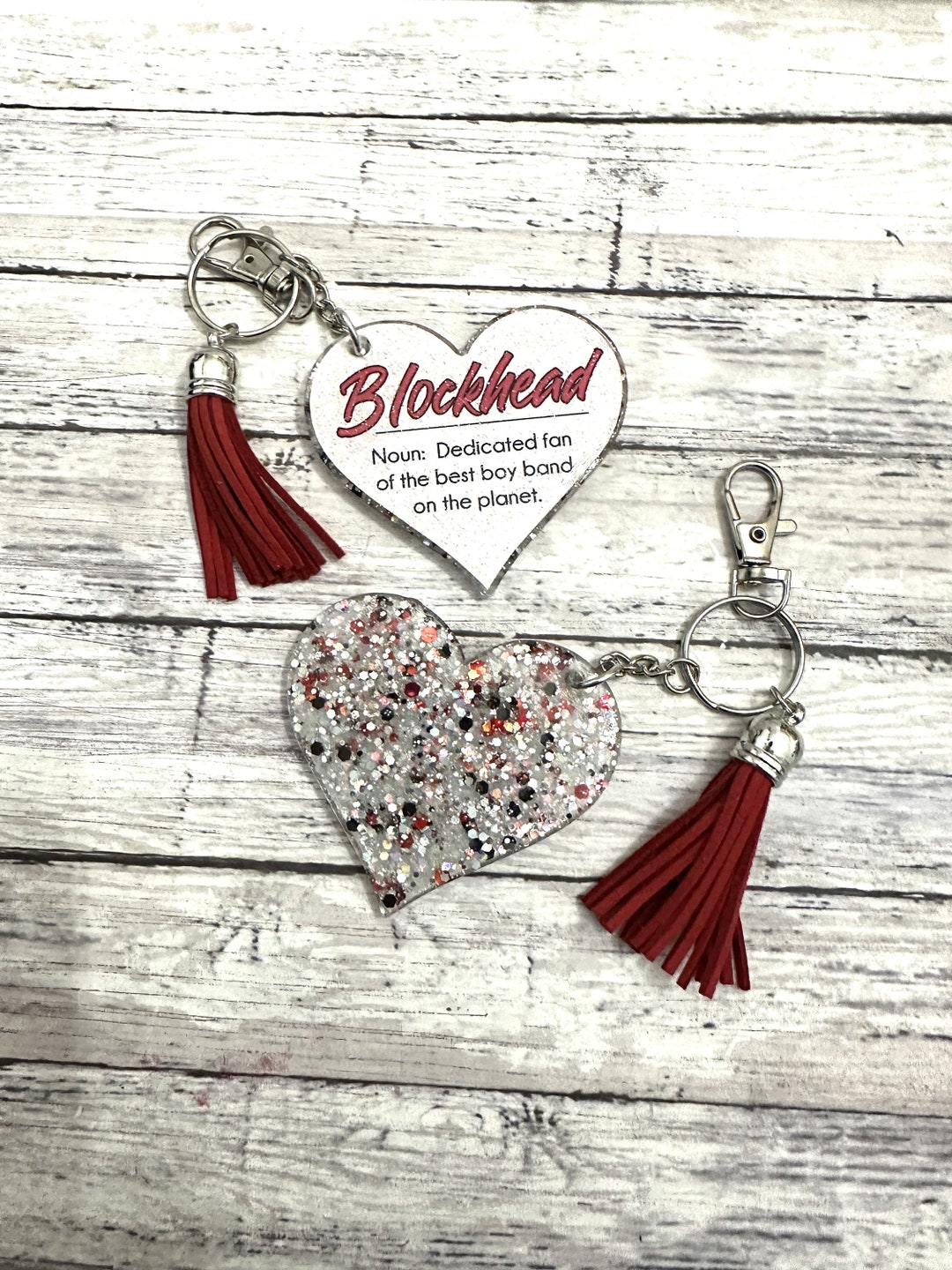 NKOTB Definition of a Blockhead Keychain, NKOTB Blockhead, New Kids on ...